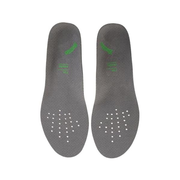 インソールグレー/M(25.0-26.5cm)/BNS00403・パッケージ個数:1・サイズ：M（25.0〜26.5cm）・厚み（つま先部分）：約3.5mm・重量：約45g・カラー表面：グレー・素材：ベース素材/EVA、カップ素材/TPU