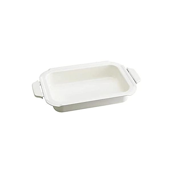 鍋ホワイト/幅40.5×奥行24.2×高さ7cm/BOE021-NABE・Color:ホワイト・パッケージ個数:1・サイズ:横幅:405mm 高さ:70mm 奥行:242mm・アルミダイキャスト/フェノール樹脂/ステンレススチール・内側表面...