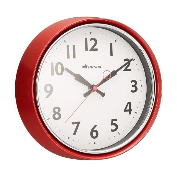 カジュアルレッド/CLASSIC GRAY/S426-207RD・Color:レッド・パッケージ個数:1・原産国:中国・サイズ:直径21ｘ奥行6.5cm・機能：スイープムーブメント