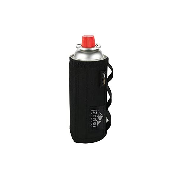 ブラック/-/HXH-005・Color:ブラック・【素材】:高密度ナイロン・【サイズ】:24*16*2CM・【安全性】寒い季節のキャンプでは、ガスの火力が不安定になり、カバーを装着して、保温効果あり、ある程度火力が安定させることが可能にな...