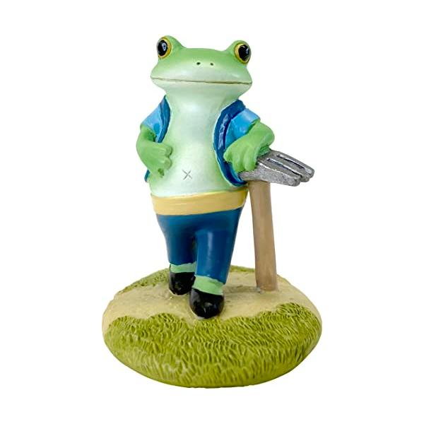 猪八戒グリーン/4.5×3.6×4.8cm/73803・Style:猪八戒・パッケージ個数:1・サイズ：約4.5×3.6×4.8cm・ポリレジン・魅力的でキュートなカエルのCopeauとなかまたち・まるで絵本から飛び出てきたような魅力的でキ...