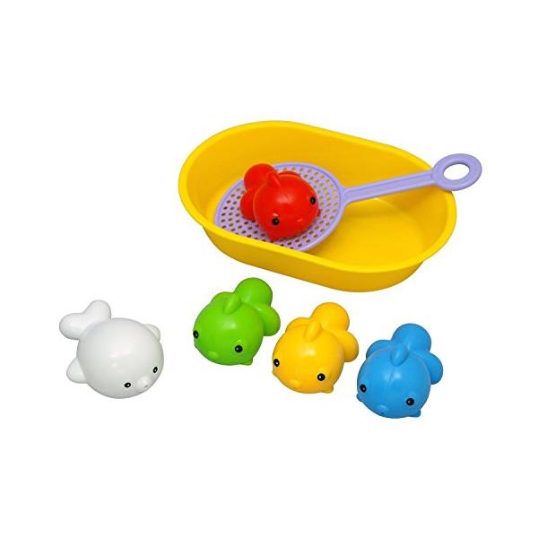 -/ワンサイズ/No.7196・パッケージ個数:1・【キンギョすくいをしながら色のお勉強】カラフルなキンギョとアザラシがセットになったお風呂のおもちゃ。楽しく遊びながら色のお勉強をしよう!・【セット内容】キンギョ(赤/緑/黄色/青)、アザラ...