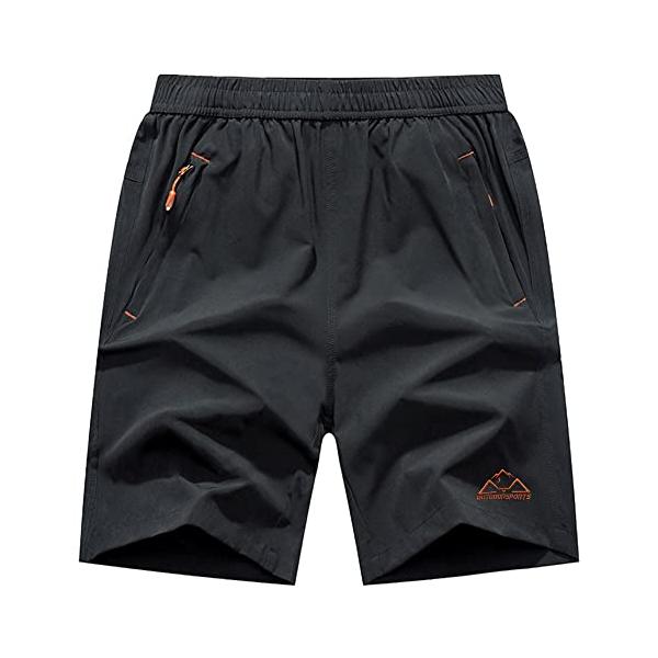 グレー/XL/-・Size:XLColor:グレー・優れた吸汗性、透湿性、速乾性で運動中の身体を快適でドライな状態にキープできる。ストレッチの素材を使用して、運動がもっと易いランニングハーフパンツ。・計3つポケット：両サイドは深いポケット付...