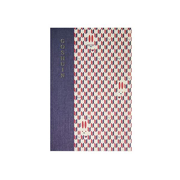 ミニマリスト矢絣うさぎ/-/M1-15-KP-1・Color:矢絣うさぎ・パッケージ個数:1・【寸法：タテ182xヨコ121mm】御朱印帳の一般的な定番サイズより少し大きい、特大サイズ御朱印帳です。御朱印をはみ出ることなくいただけるので、是...