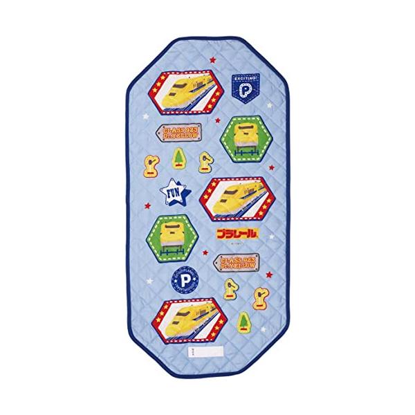 プラレール/Medium/BCV2-A・Color:プラレールSize:Medium・パッケージ個数:1・サイズ:約60×130cm/材質:ポリエステル/原産国:中国・コット(簡易ベッド)カバーMサイズ、名前が記入できる「お名前タグ」付き・...