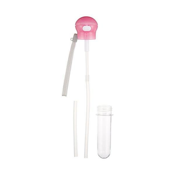 ピンク/-/PSHC5-A・Color:ピンク・パッケージ個数:1・サイズ:直径4.8×高さ24.6cm・本体重量:40g・素材・材質:フタ・キャップ本体・プッシュボタン・ストロー吸い口・ストローカバー=ポリプロピレン ケース=AS樹脂 パ...