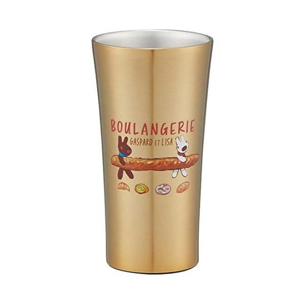 リサとガスパール/-/STB4N-A・パッケージ個数:1・サイズ：直径8×高さ14.7cm・素材・材質:本体＝ステンレス鋼 底板＝熱可塑性エラストマー・容量：約400ml・原産国:中国