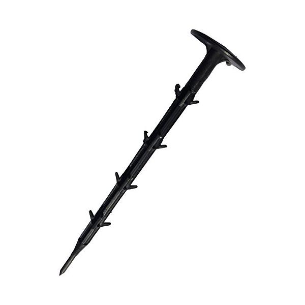 -/15cm/15cm・Size:15cm・パッケージ個数:1・用途:防草シートやビニールマルチ等の固定・特徴:鉄芯入りで土ささり抜群・サイズ:15cm・入数:10本入・材質:PP・PPR・スチール