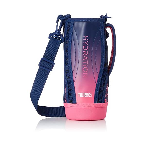 ネイビーピンク/1L用/FHT-1001F ハンディポーチ・Color:ネイビーピンク・パッケージ個数:1・サーモス 真空断熱スポーツボトル FHTシリーズ専用のハンディポーチ (ネイビーピンク)・セット内容:ポーチ本体、ストラップ・適用品...