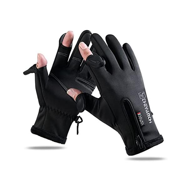 スポーツの保護-/L/-・Size:L・【防寒・防風・防水】グローブの裏地に柔らかいフリース素材を使い、手を入れた瞬間から暖かくなるだけではなく、着け心地もよいです。耐久性のある撥水加工を施した生地と内蔵してるTPUフィルムで、雨の日や雪の...