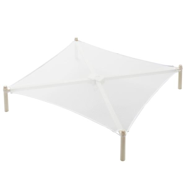 ホワイト/H16×W72×D72cm/SW-1・Size:H16×W72×D72cmColor:ホワイト・パッケージ個数:1・サイズ:使用時/H16×W72×D72cm 収納時/H60×W12×D16cm・本体重量:460g・素材・材質:本...