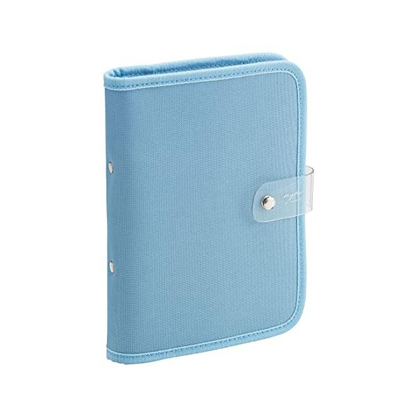 6穴バインダーパウダーブルー/-/N3320-14・Color:パウダーブルーStyle:6穴バインダー・パッケージ個数:1・【商品】コレクションの整理・収納ができるバインダー・【ポケット】アクスタやシールなどが入るファスナーポケット3 枚...