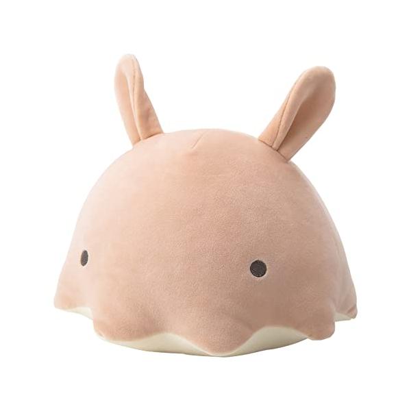 メンダコ/抱き枕/98205-26・Color:メンダコPatternName:ボルスター・パッケージ個数:1・側地:ポリエステル95%、ポリウレタン5%・中材:ポリエステル・原産国:中国・梱包サイズ:26.0 x 24.0 x 22.0 cm