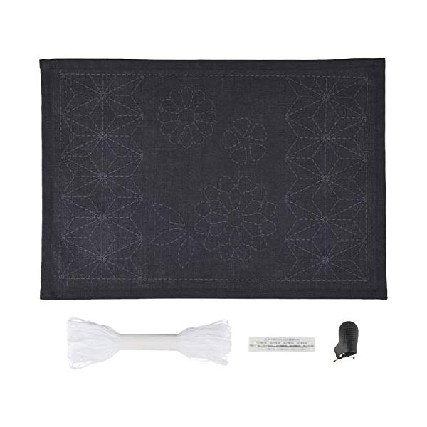 -/縦24×横34cm/CMLF-1029371・パッケージ個数:1・セット内容：刺し子糸、仕立済布、刺し子針、指抜き、説明書・用意するもの：縫い糸、縫い針、ハサミ、アイロン・出来上がりサイズ：約縦24cm×横34ｃｍ・所要時間目安：3〜4...