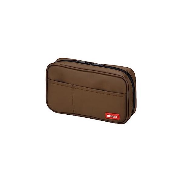 シングル茶/シングル/A7551-9・Color:茶Size:シングル・パッケージ個数:1・【収容量】12~14本程度(ペンの太さによって異なる)・【特徴】見開きブックタイプ・【内ポケット】小型メッシュポケット×3・大型メッシュポケット×1...