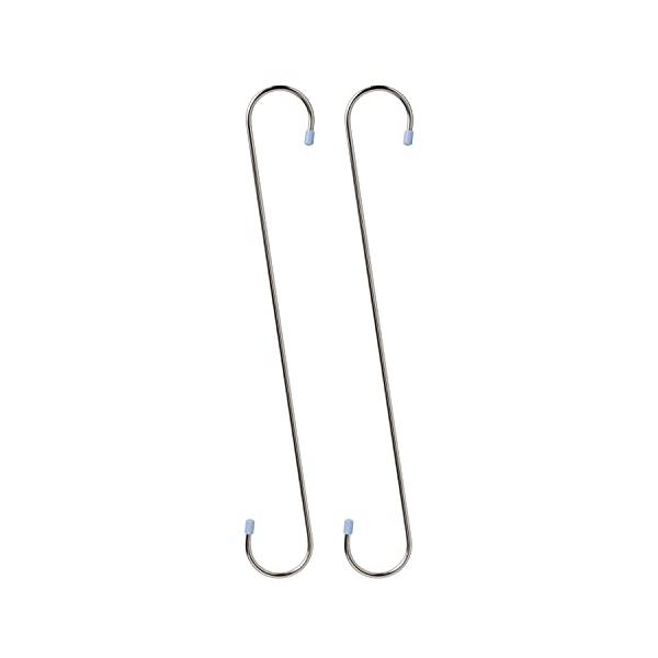 ステン/40cm/ADH-40・Size:40cmPatternName:ステンレス・パッケージ個数:1・ものほしハンガーや小物が吊るせる便利なフックです・サビに強く丈夫なステンレス製です・かけられる重さは２０ｋｇまで、強度もあります・２個...