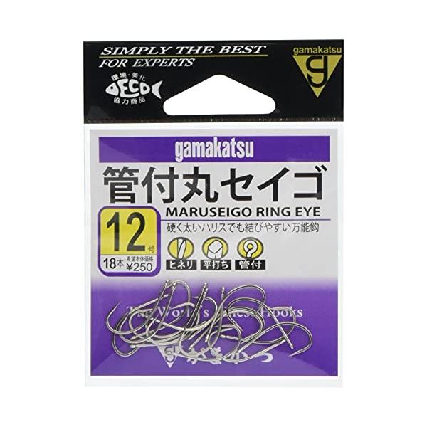 管付丸セイゴ白/12号/66-453・Color:白Size:12号・パッケージ個数:1・号数:12・入本数:18