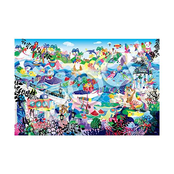 2016ベリースモールピースどんな場所でもキミがいればそこが楽園/50×75cm/23-094s・Color:どんな場所でもキミがいればそこが楽園Style:2016ベリースモールピース・南国に集まれ! ウキウキサマータイム! ! 人気イラ...