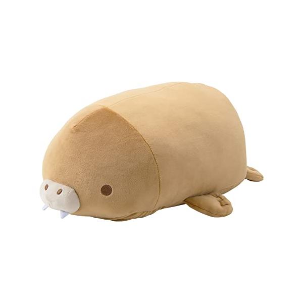 セイウチ/抱き枕/98205-31・Color:セイウチPatternName:ボルスター・パッケージ個数:1・側地:ポリエステル95%、ポリウレタン5%・中材:ポリエステル・原産国:中国・梱包サイズ:17.0 x 29.0 x 16.0 cm