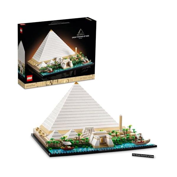 ギザの大ピラミッドマルチカラー/-/21058・Style:ギザの大ピラミッド・パッケージ個数:1・古代エジプトへタイムトリップ ? 古代エジプトの景色が目の前に現れるレゴアーキテクチャー ギザの大ピラミッド(21058)・断面建築模型 ?...