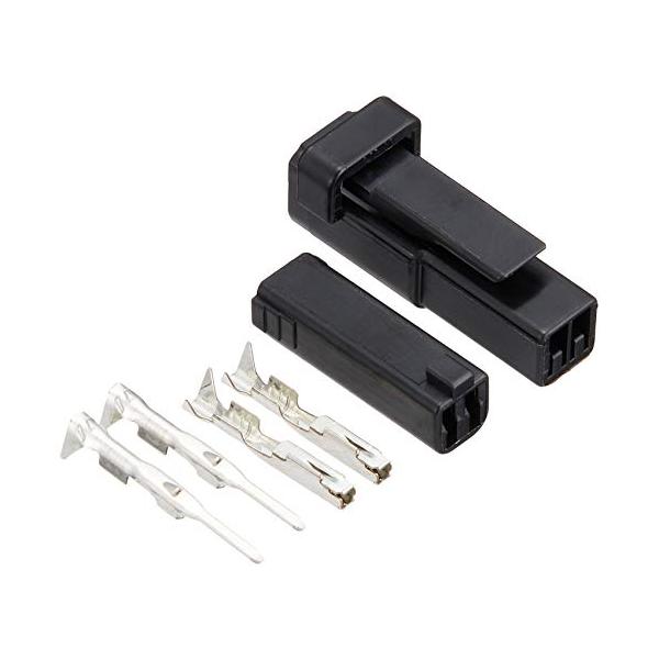 ブラック/-/96193・Color:ブラック・パッケージ個数:1・ウインカーコネクター2極 スズキ 黒