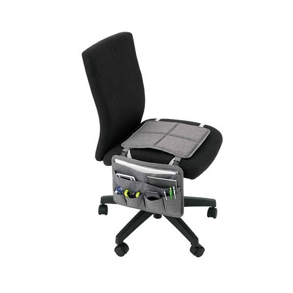 チェアオーガナイザーグレー/-/NOP-C01GY・Color:グレーStyle:チェアオーガナイザー・パッケージ個数:1・椅子に取り付けられる 多用途小物入れ・建設作業用の腰袋や美容師のシザーケースのように、腰位置は手が届きやすく大変便利...