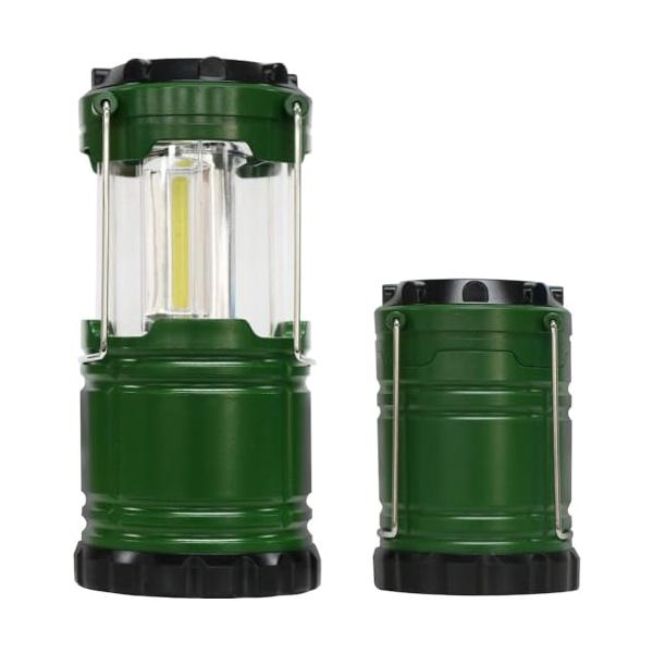 4)ハンディランタン 2個セット グリーングリーン 2サイズ/S/径7.1×10.7〜15.6cm、L/径8.7×12.4〜18.3cm/30492・Style:4)ハンディランタン 2個セット グリーン・パッケージ個数:1・サイズ(約):...