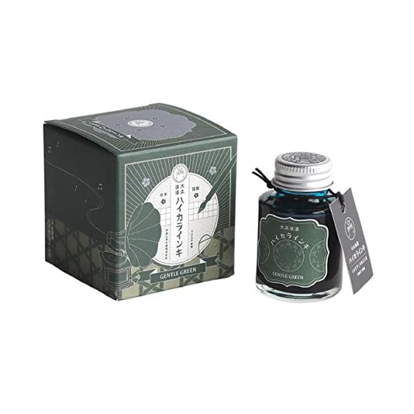 グリーン/40 ml/TRH-40ML-T62・Color:グリーン・パッケージ個数:1・本体サイズ:44x44x70mm・本体重量:120g・容量:40ml・寺西化学 ギター 大正浪漫ハイカラインキ ジェントルグリーン TRH-40ML-T62