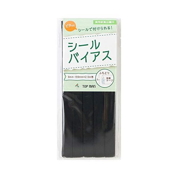 ブラック/-/TM012-24・Color:ブラック・テープ素材/綿100%・(b)本体サイズ :(/b)9mm巾×2.5m