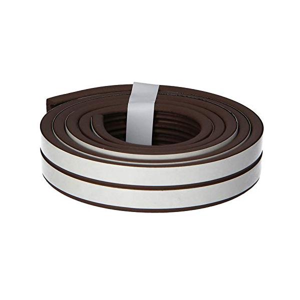 a_1パックブラウン/M型 4mm×9mm×1m 2巻入り/E0162・Color:ブラウンSize:M型 4mm×9mm×1m 2巻入りStyle:a_1パック・パッケージ個数:1・基材:特殊発泡ゴム成形品・粘着剤:アクリル系粘着剤・ゴム...