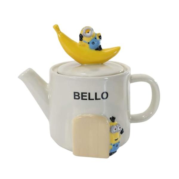 01.ティーポットクリーム/350ミリリットル/SAN3361・Style:01.ティーポット・パッケージ個数:1・商品サイズ:約15.7×10×9.8cm・商品重量:0.4kg・容量:約350ml・素材:磁器・(C)Universal C...