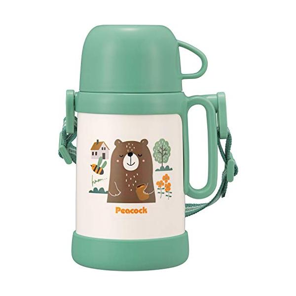 コップグリーン/500 ml/ASK-R50 GF・Color:グリーン・パッケージ個数:1・サイズ(約):幅11.7×奥行8.6×高さ17.6cm・本体重量(約):0.32kg、容量:0.45L・素材・材質:ステンレス真空断熱、シリコン底...