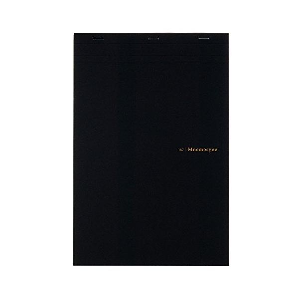 ミニマリストブラック/A4/N187A・Size:A4・パッケージ個数:1・本体寸法縦314×横210×厚9mm、本文寸法縦297×横210mm、重量460g・表紙素材表表紙：カラーボード紙／裏表紙：カラーボード紙・製本ツインワイヤ・罫線の...