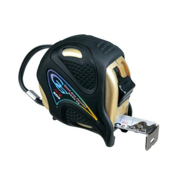 ブラック/長さ5.5 m/GG2555・パッケージ個数:1・●移動爪●ロックタイプ●JIS1級●両面目盛●455mmピッチ表示:あり●減速ボタン:あり●ショックアブソーバー:あり・●テープ:スチール