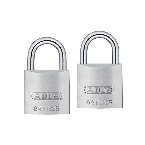 64TIシリーズシルバー/25mm/64TI・パッケージ個数:1・原産国:中国・材質:本体:タイタリウム(特殊アルミニウム合金)シャックル:焼き入れ鉄(メッキ仕上げ)・サイズ:1個あたり)42×24.5×12mm・重量:1個あたり)25g