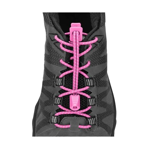 靴ひもピンク/Non- Reflective/NS1170-0165-00・Color:ピンク・パッケージ個数:1・正規品・カラー:PINK・結ばない靴ひも・着脱・調節が簡単に可能
