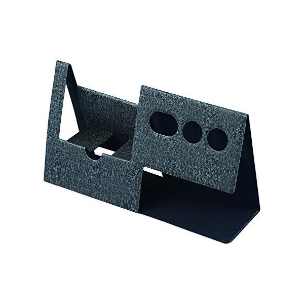 グレー/M/NOP-D02GY・Size:MColor:グレー・パッケージ個数:1・本体寸法:W210×D65×H123mm(使用時)、W210×D9×H125mm(折りたたみ時)・重量:190g・材質:PU、PA、FRP、マグネット、スチ...