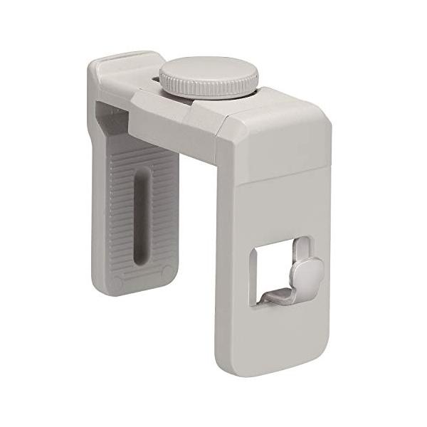 23-50ｍｍホワイト/-/PF-22・Style:23-50ｍｍ・パッケージ個数:1・仕様パーティション取付用(1個)・本体スチールABS樹脂カバー・アングル部ポリカーボネート・はさみ厚23~50mm調節可能・耐荷重15kg(1個あたり)