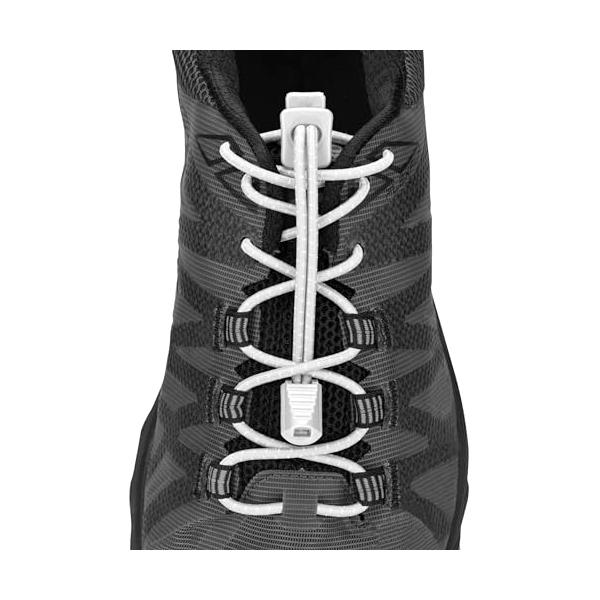 靴ひもホワイト/Non- Reflective/NS1170-0222-00・Color:ホワイトStyle:靴ひも・パッケージ個数:1・正規品・カラー:WHITE・結ばない靴ひも・着脱・調節が簡単に可能