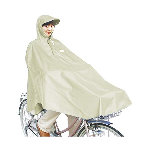 自転車屋さんのポンチョベージュ/150-175/D-3POOK・Color:ベージュ・パッケージ個数:1・原産国:ベトナム・表地:ポリエステル(PVCラミネート)・シームテープ:PVC・クリップ:PBT樹脂・カラー:ベージュ