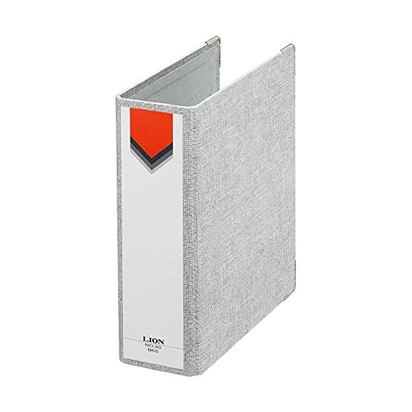 270枚グレー/B6S/No.30-B6S・Size:B6S・パッケージ個数:1・H192×W178×D60mm・規格B6判S型・収容枚数270枚(27mm厚)・表紙紙クロス貼り・角金具付・付属予備背紙1枚付 、樹脂製紙押え付