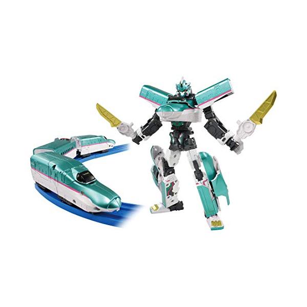 E5はやぶさ グリーングリーン/中/Shinkalion Z・電池は使用しません・(c) TOMY (c)プロジェクト シンカリオン・JR-HECWK/超進化研究所Z・TX・生産国:ベトナム・梱包サイズ:6×29×22cm