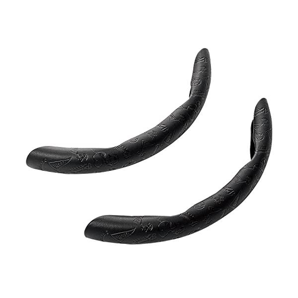 クイックスヌーピーチアブラック/S・M兼用/6926-15BK・Size:S・M兼用Color:ブラックPatternName:クイックスヌーピーチア・スタイルアップハンドルカバー。・本体材質:[表地]合成皮革 [樹脂リング]ポリカーボネー...