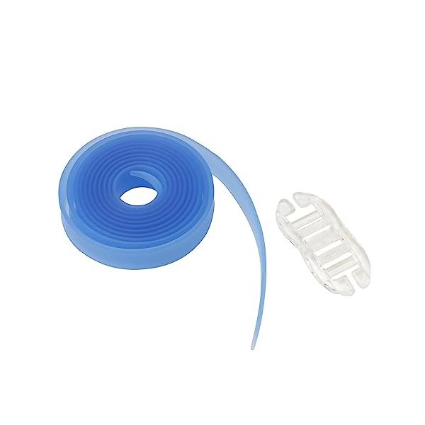 クリアブルー_/_/VB120H・パッケージ個数:1・手持ちのゴーグルをカスタマイズできる交換用ストラップ・カラー：クリアブルー・日本製・全14色・付属品：ストラップアジャスター