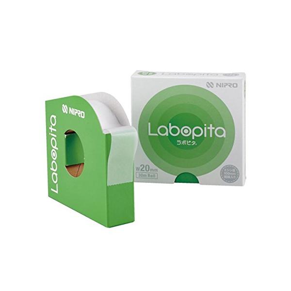 ホワイト/20mm x 30m/-・パッケージ個数:1・大きさ：20mm×30m・ミシン間隔：100mm・ラボピタ・W20・ミシン目あり