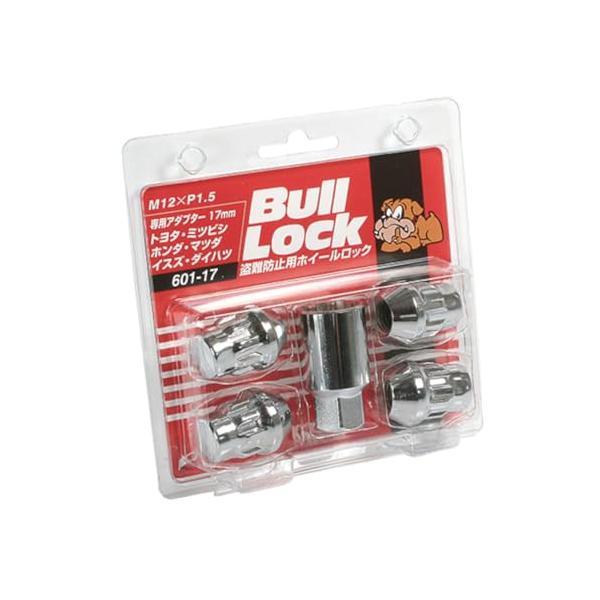 4Pクロームメッキ/M12×P1.5/601-17・パッケージ個数:1・サイズ:[ 袋タイプ 17HEX ] (br)●M12 x P1.5(br)●個数:4P