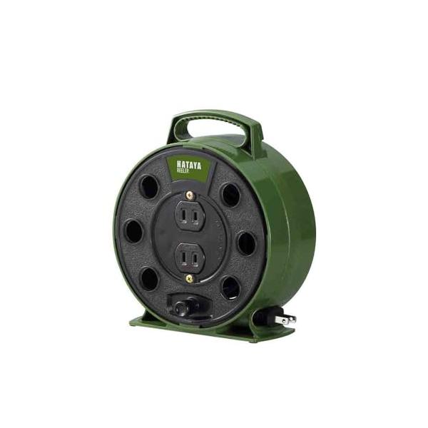 シングルアームオリーブグリーン/5M仕様/RL-5-OG・Color:オリーブグリーン・パッケージ個数:1・電線仕様(種別・太さ×心数):VCTFK 1.25?×2心(許容電流:12A)、製品定格:125V・6A・コンセント定格:2P・15...