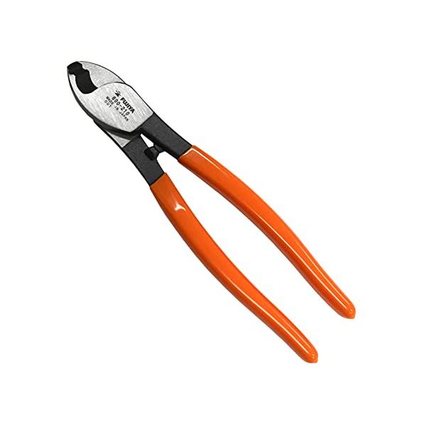 切断能力(IV線):38mm2-/210mm/600-210・Size:210mm・パッケージ個数:1・実寸:210mm・本体:高炭素鋼・グリップ:ポリ塩化ビニル。・切断能力(IV線):38?