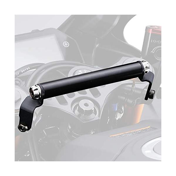 19~20年モデルシルバー/-/16797・Color:シルバーStyle:19~20年モデル・適合車種:YZF-R25(19-22) / YZF-R3(19-22)・車種別専用品だから取付簡単、電子機器を見やすい位置にセット・バー有効長1...