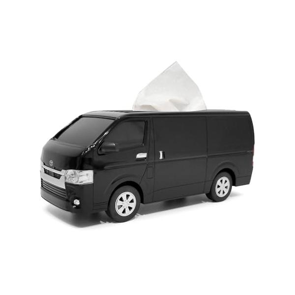 モダンブラック/285mm × 135cm × 125cm/トヨタハイエース・Color:ブラック・大きさ：285mm × 135cm × 125cm・重さ：367g(ティッシュを含まない)・素材：ABS樹脂・対象年齢：6歳以上・生産国：中国